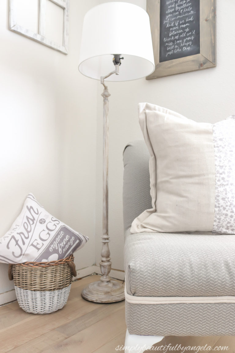 Thrifted Brass Lamp Makeover