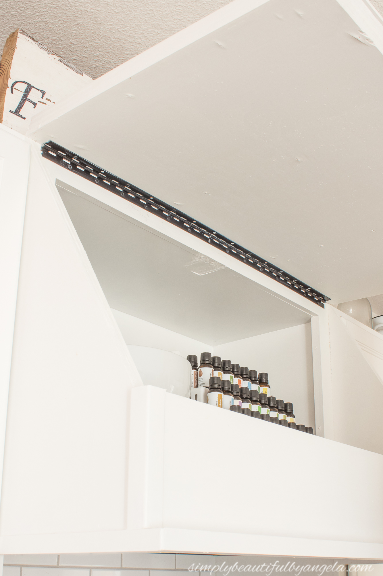 DIY Range Hood Cover With Storage