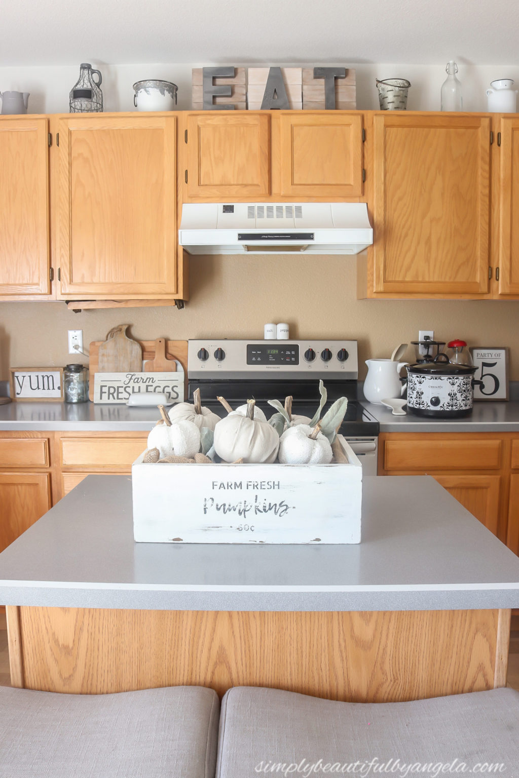 DIY Range Hood Cover With Storage