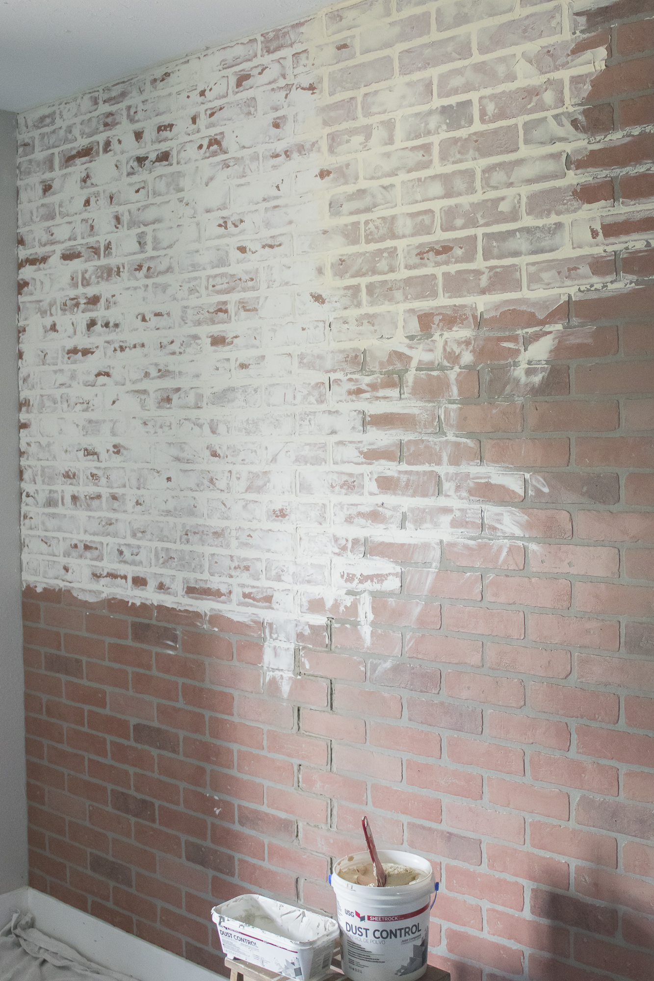 Diy Faux Brick Accent Wall