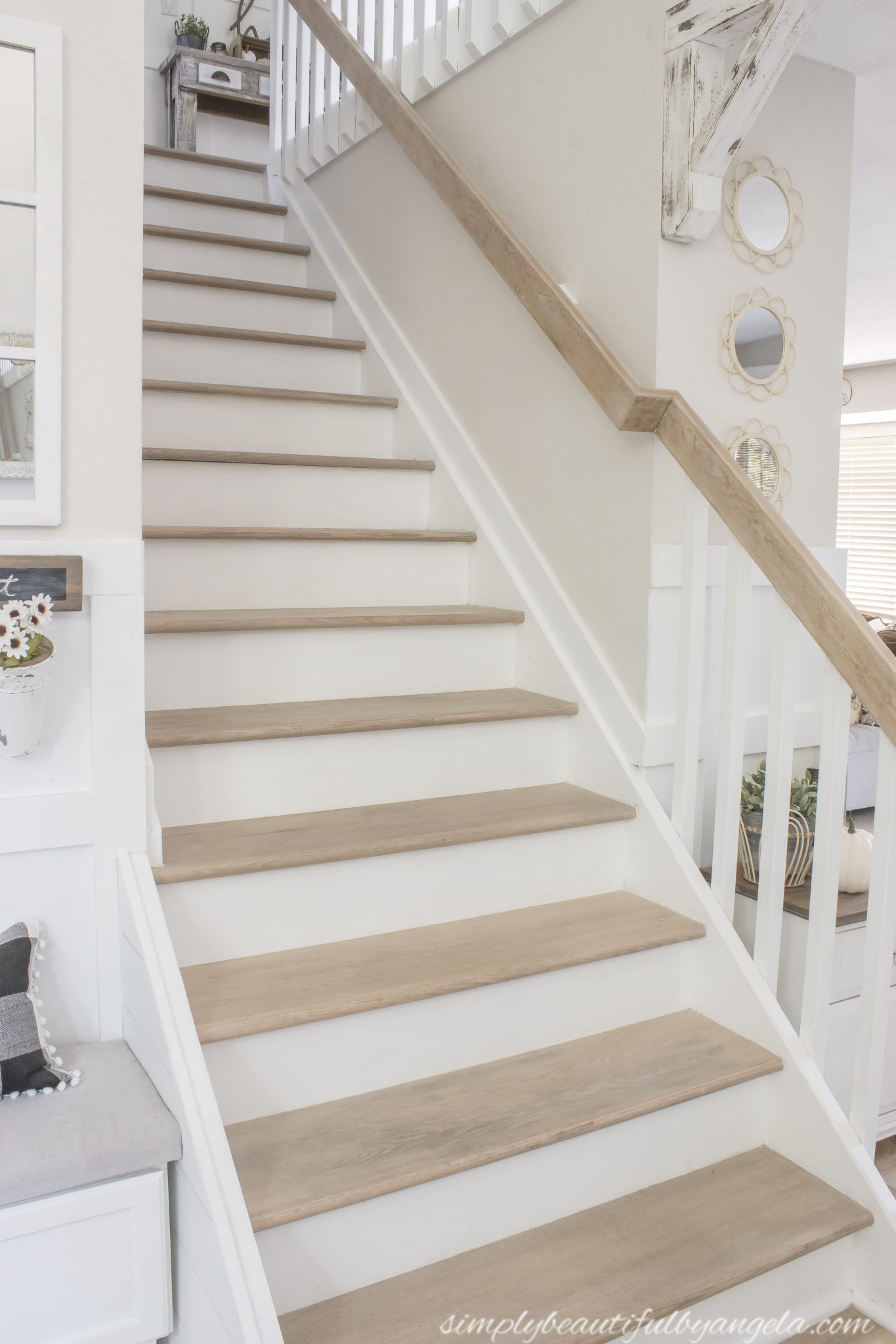 Staircase Banister Makeover