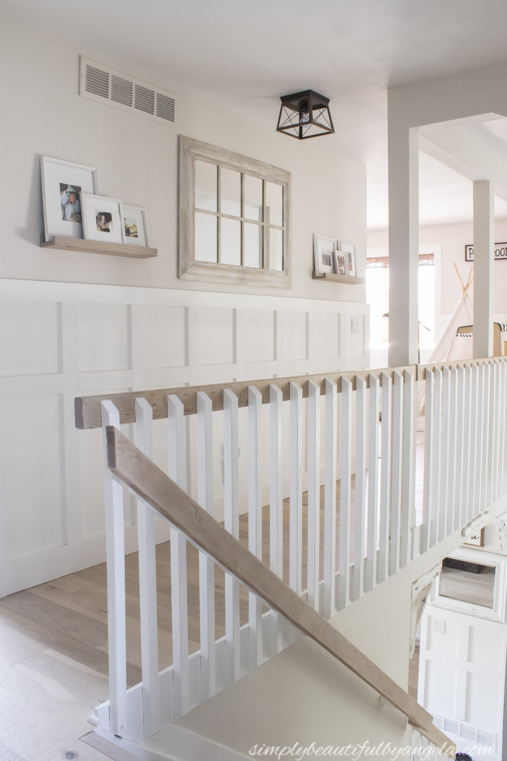 Staircase Banister Makeover
