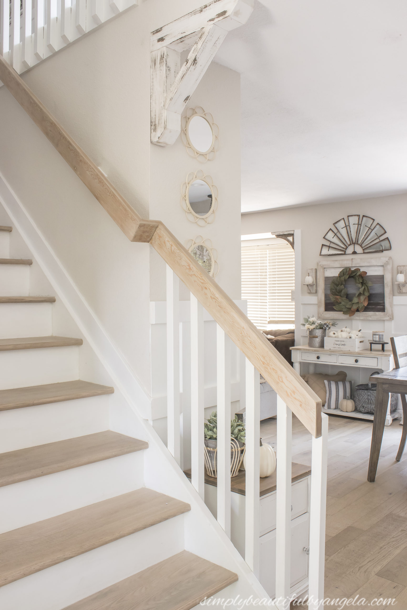 Staircase Banister Makeover