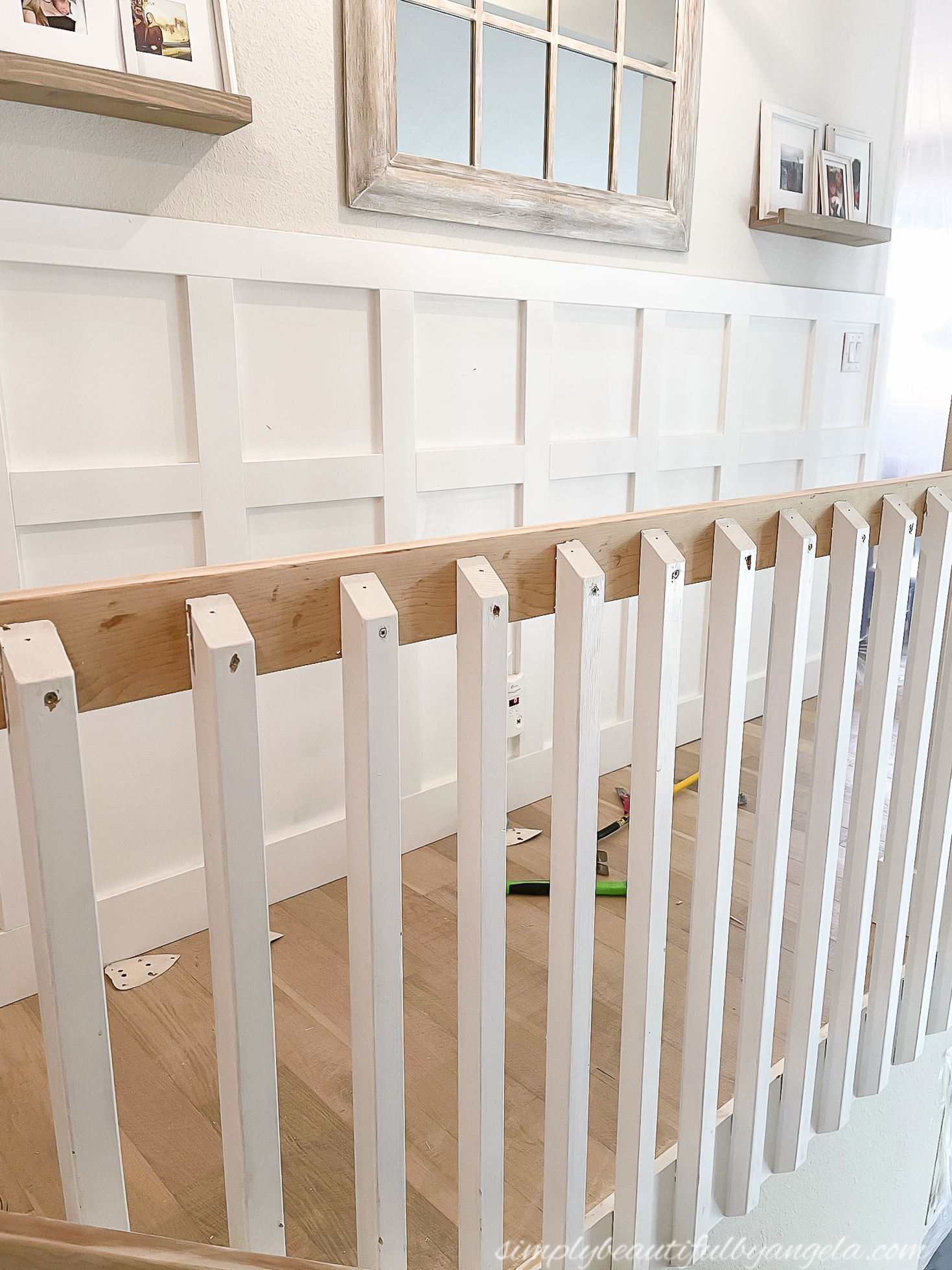 Staircase Banister Makeover