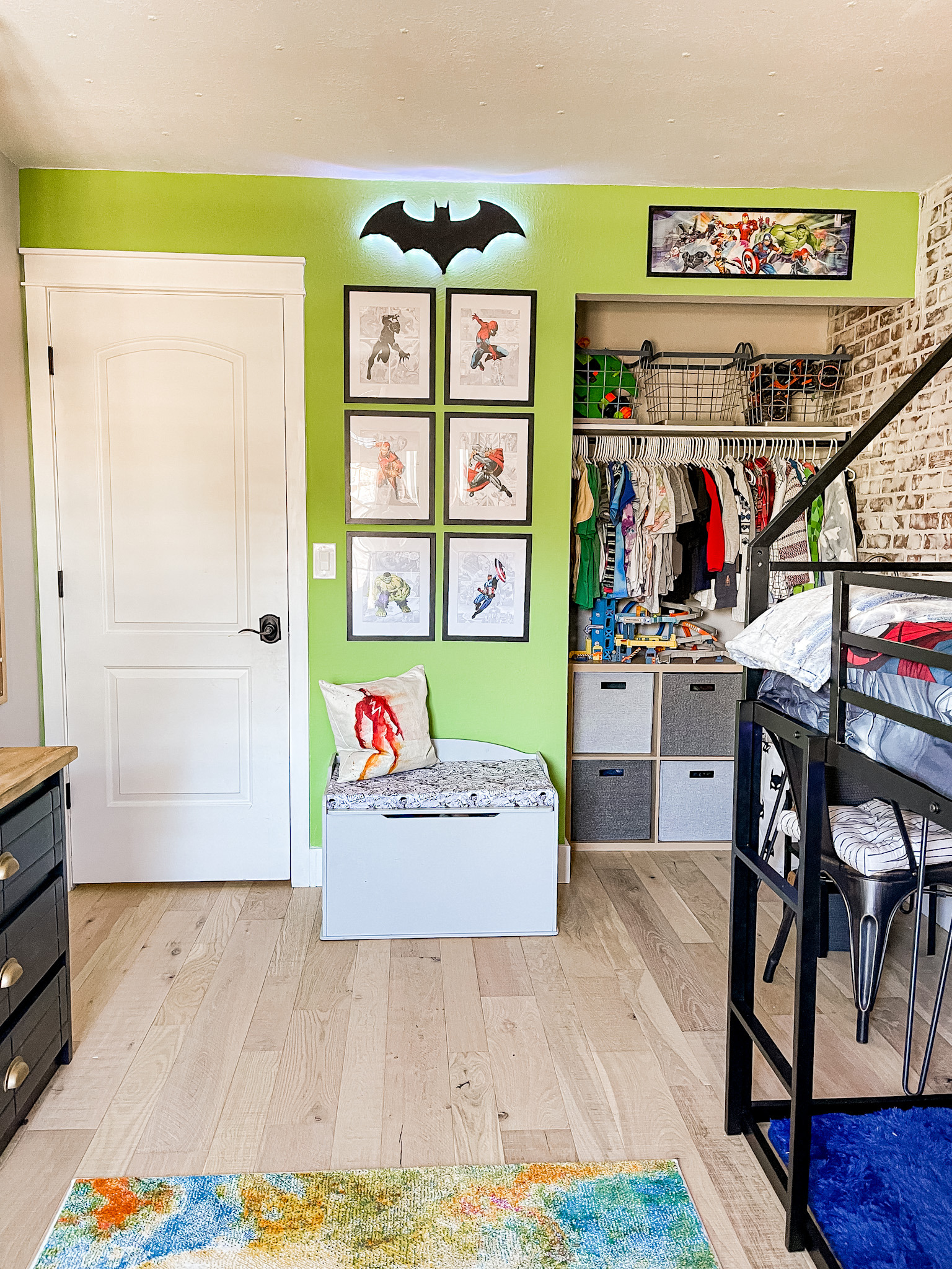 One Room Challenge (Week 8): Superhero Room Reveal