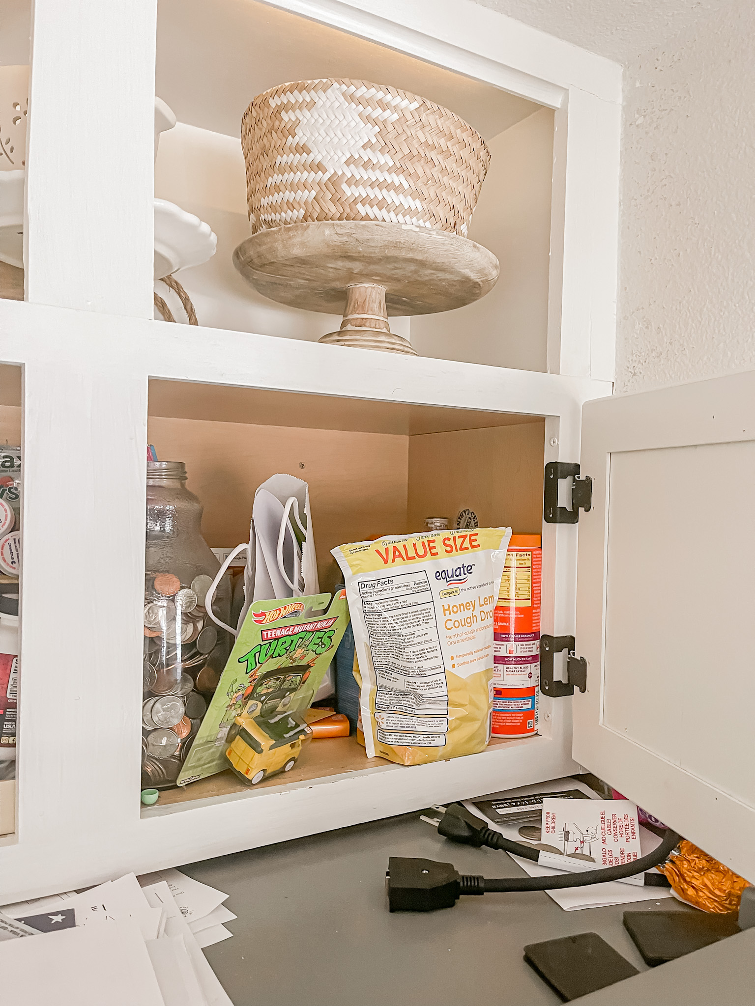 Pretty Medicine Cabinet Makeover