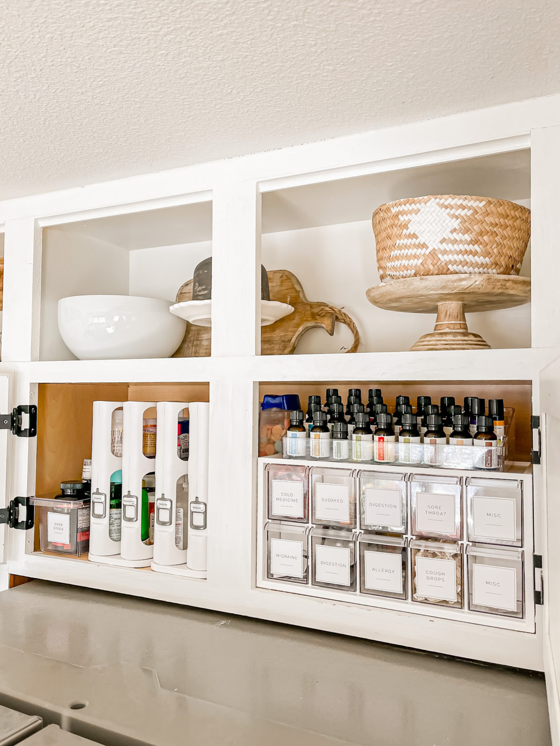 Pretty Medicine Cabinet Makeover