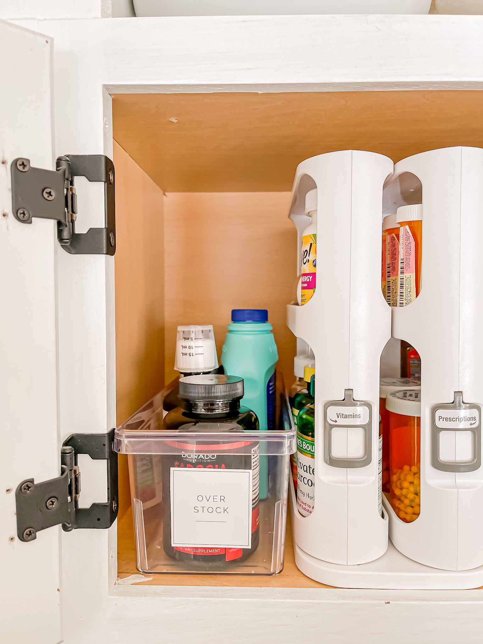 Pretty Medicine Cabinet Makeover