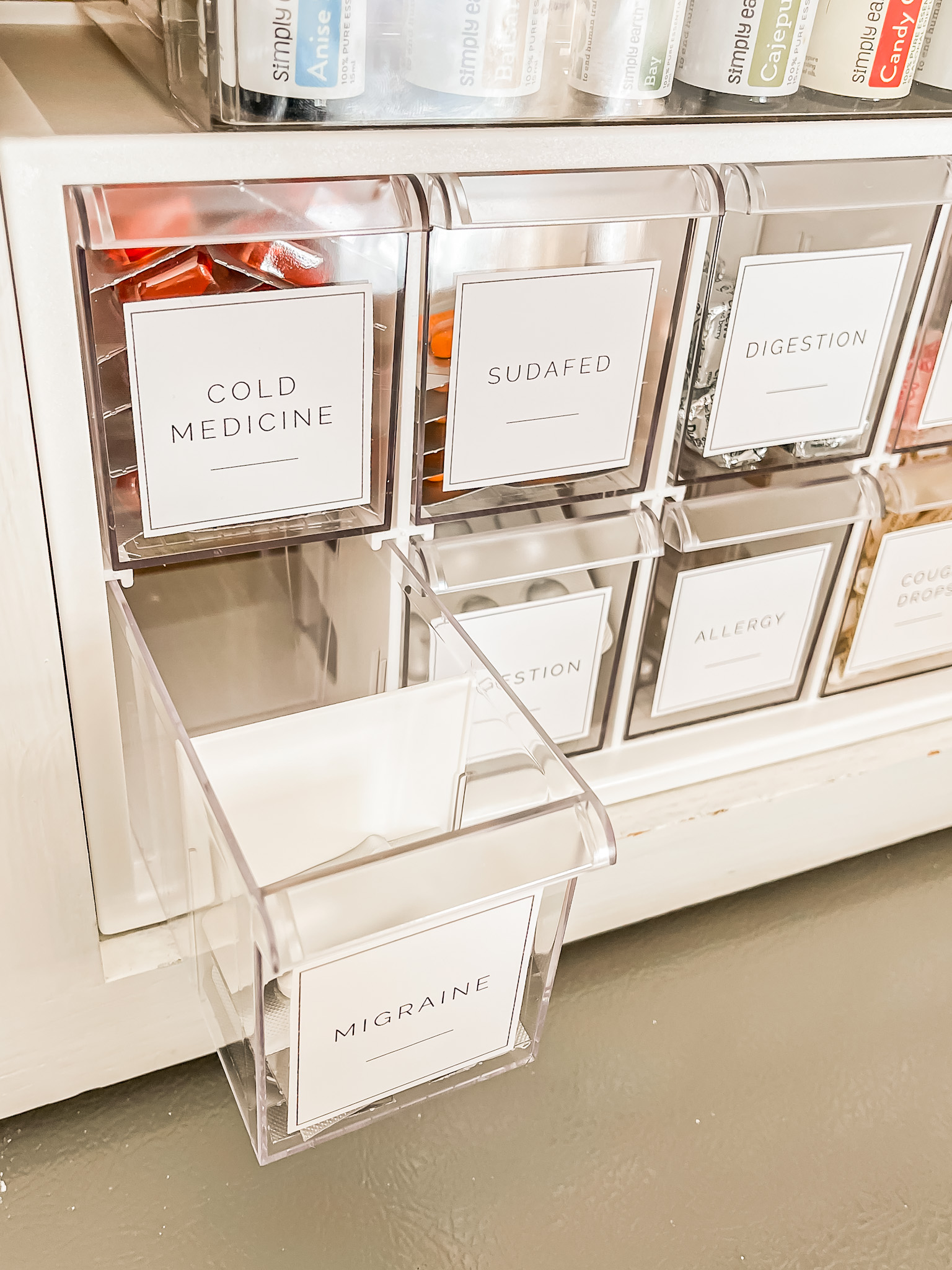 Pretty Medicine Cabinet Makeover