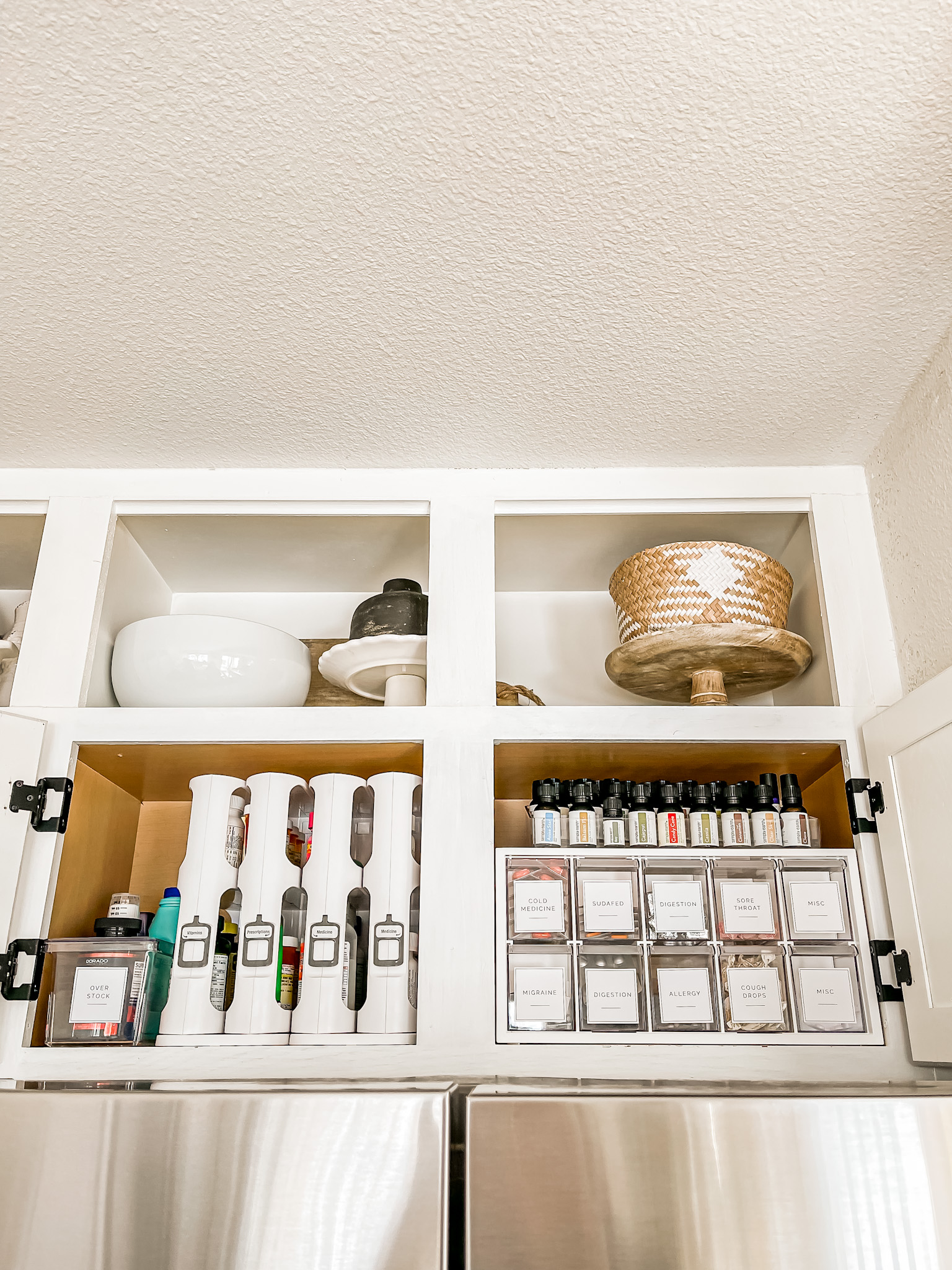 Pretty Medicine Cabinet Makeover
