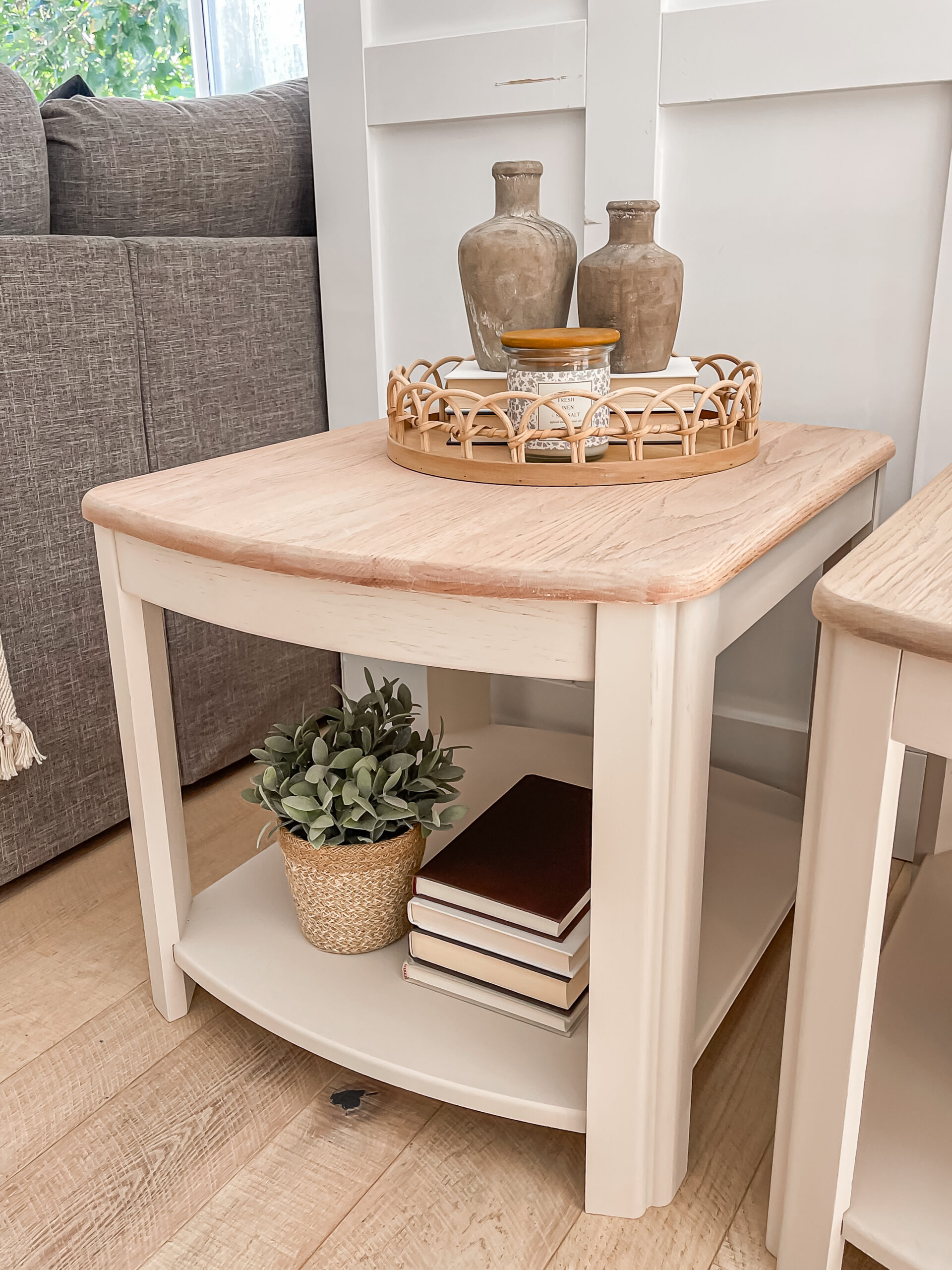 Quick End Tables Makeover