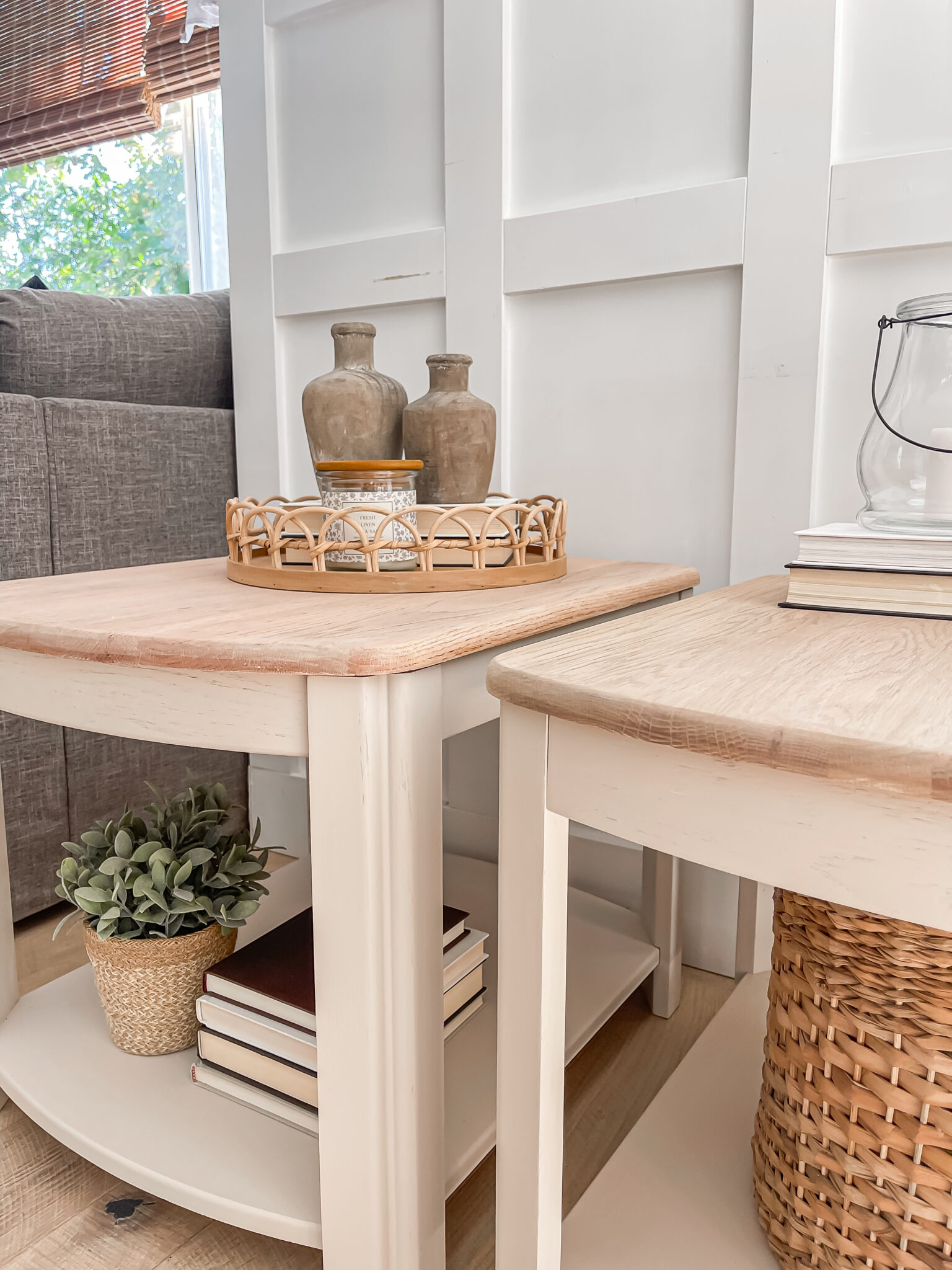 Quick End Tables Makeover